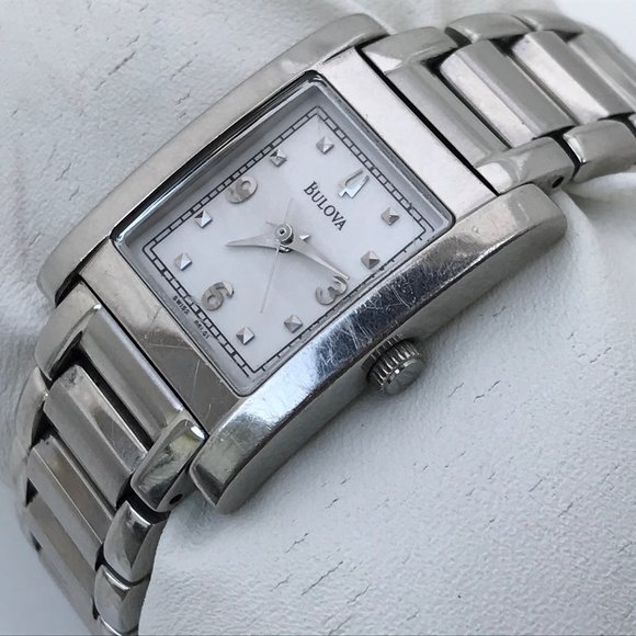 Bulova | Accessories | Bulova A5 Women Watch Swiss Silver Tone Analog ...